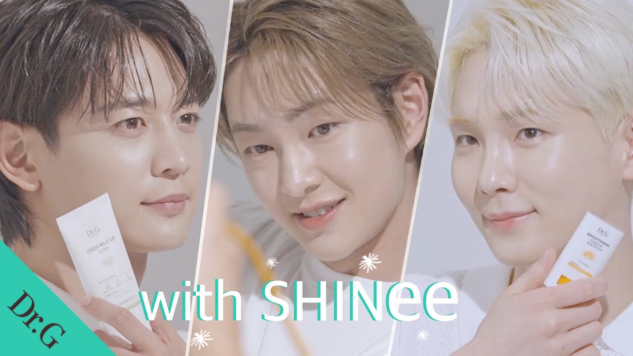 Dr.GのNEWアンバサダー大公開🎊! 輝くSHINee のあいさつ| #DrG #SHINee #シャイニー - KPOP PUB-X